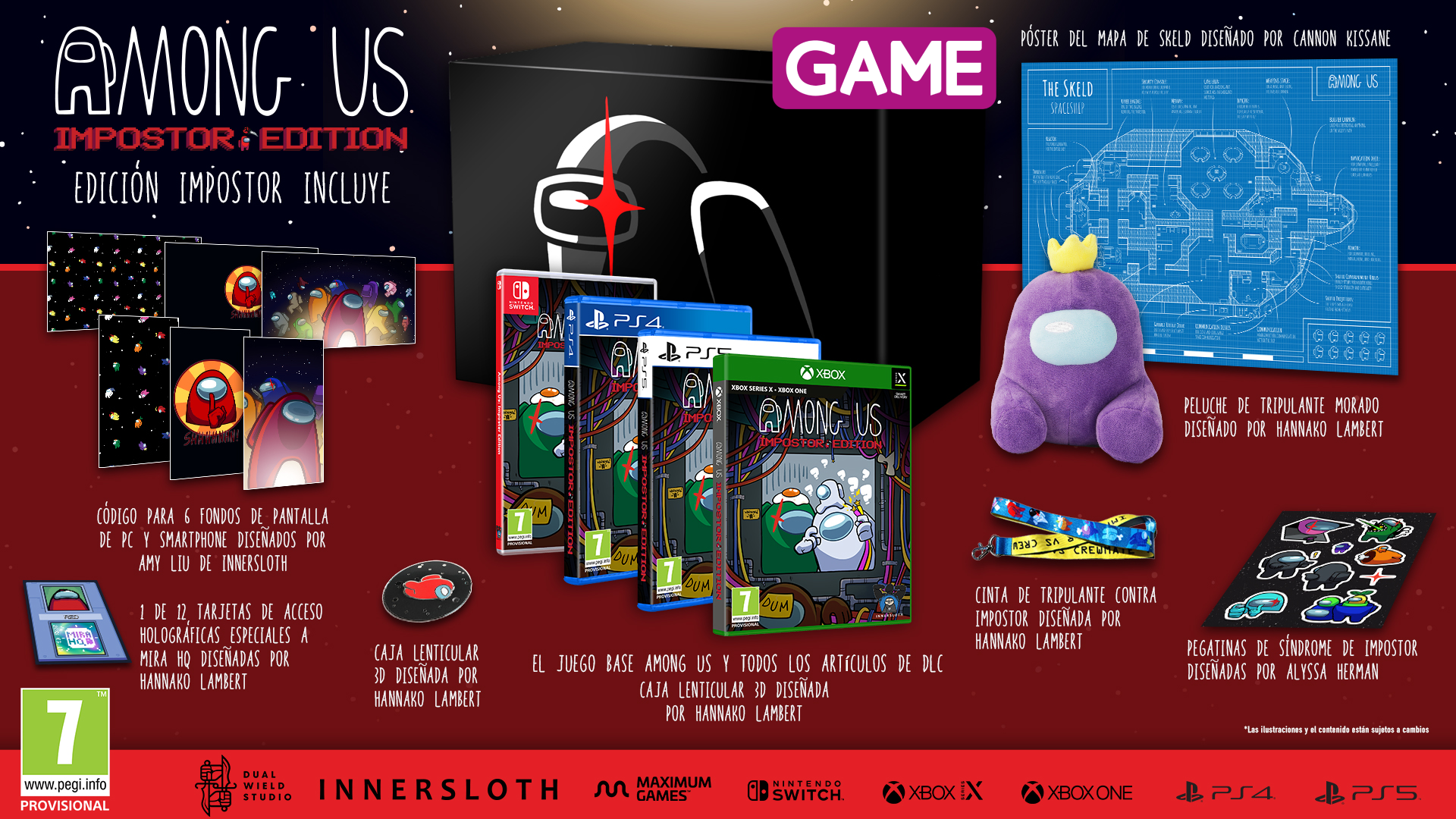 ¡Descubre el INCREÍBLE MERCHANDISING de AMONG US que tienes disponible ...