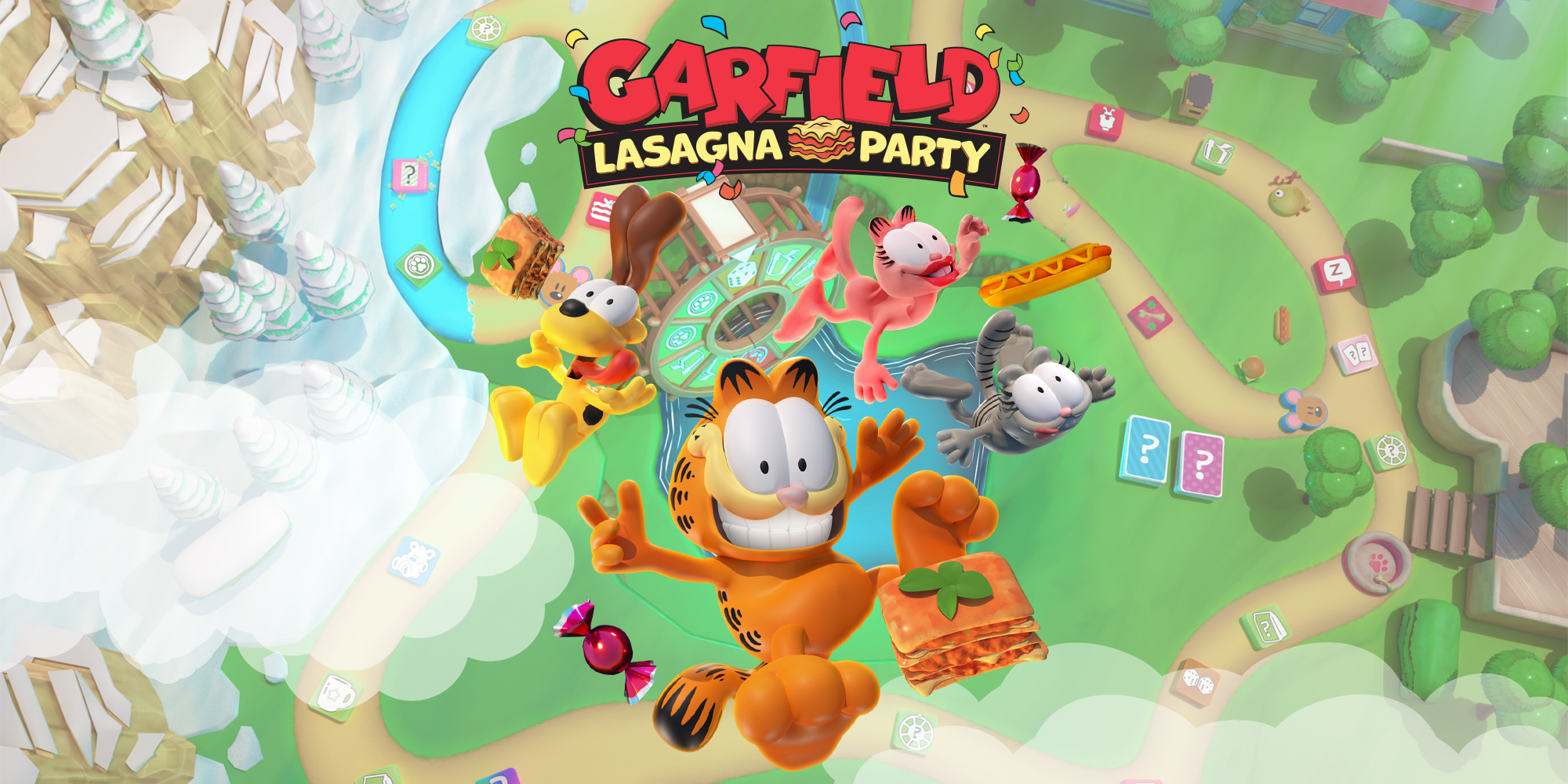 La fiesta de la lasaña con Garfield Lasagna Party | GAME+