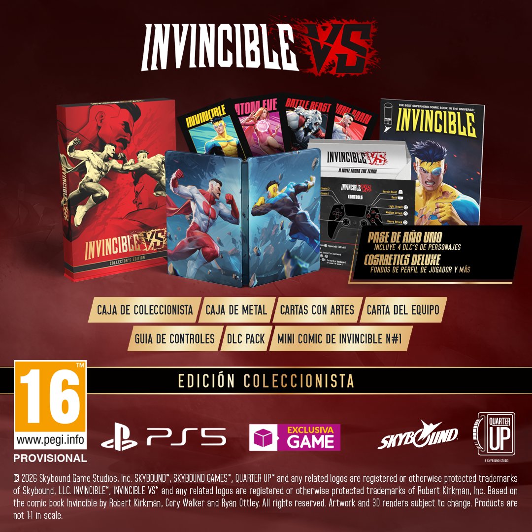 Invincible VS edición Coleccionista exclusiva GAME